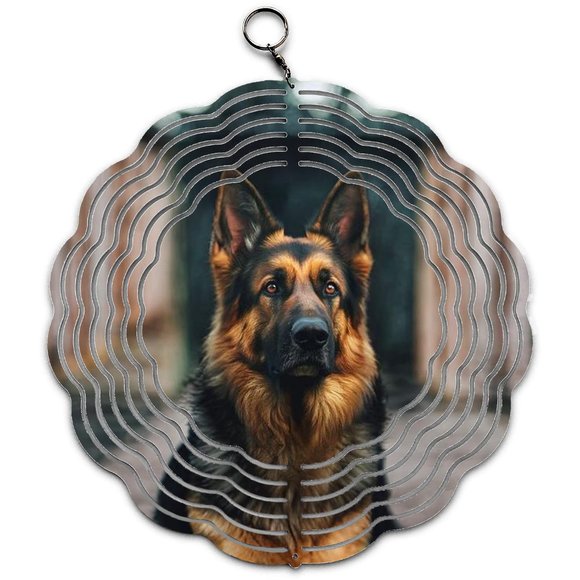 Design | Artistic Aesthetic German Shepherd Design Wind Spinner | Poshmark